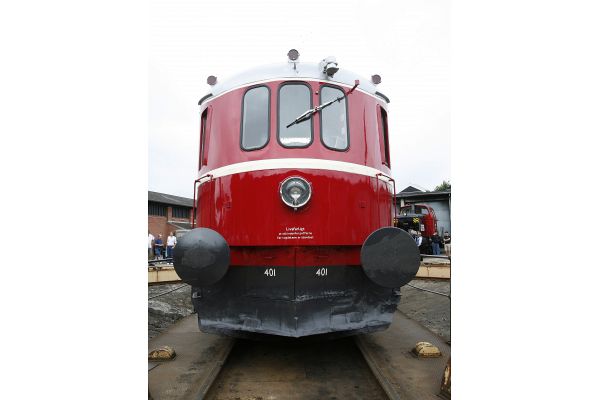 Lyntoget på Dansk Jernbanemuseum